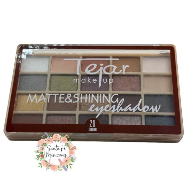 Paleta de sombras Tejar matte & shining – Santa Fe Manicuras – Venta de insumos y accesorios ...